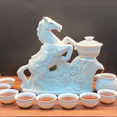 Jual Chinese Tea Set Kuda/Horse / Teh Set / Gift / Pajangan Kuda ...