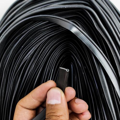 Jual Selang Piping Instan/Tali Rotan Plastik Hitam 3mm Bahan Pandepun ...
