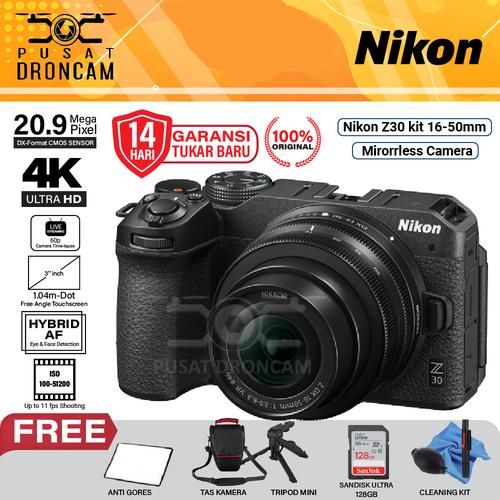 Promo Nikon Z30 kit Nikkor Z DX 16-50mm - Z 30 16-50 Mirrorless Camera ...