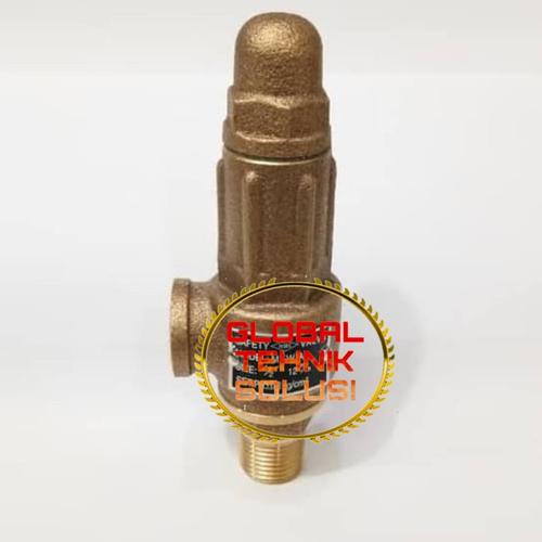 Jual Safety valve kuningan 1/2” 10 bar Kg/cm - Jakarta Barat - Global ...