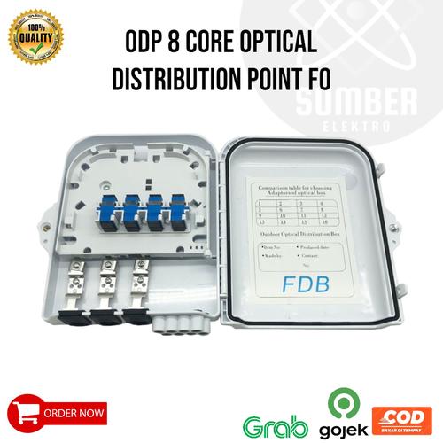 Jual odp 8 core/odp 8core/odp 8c 8 port optical distribution point FO ...