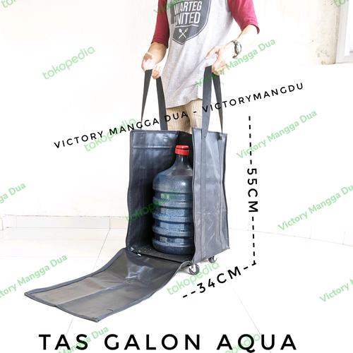 Jual Tas Galon Aqua Gas Belanja Pasar Serba Guna kapasitas 30kg Terpal ...