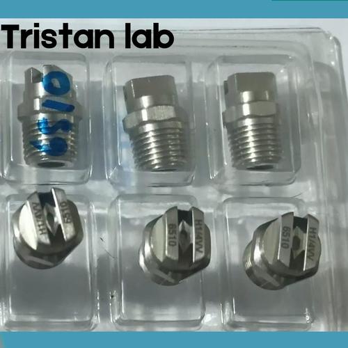 Jual Nozzle V jet Stainless 1/4 ( 6510 ) V1/4 Jet Flat Fan Spray Nozzle ...