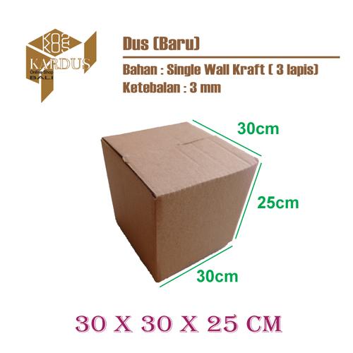 Jual Box / Kardus packing polos / Kotak / Dus 30x30x25 cm - Kota ...