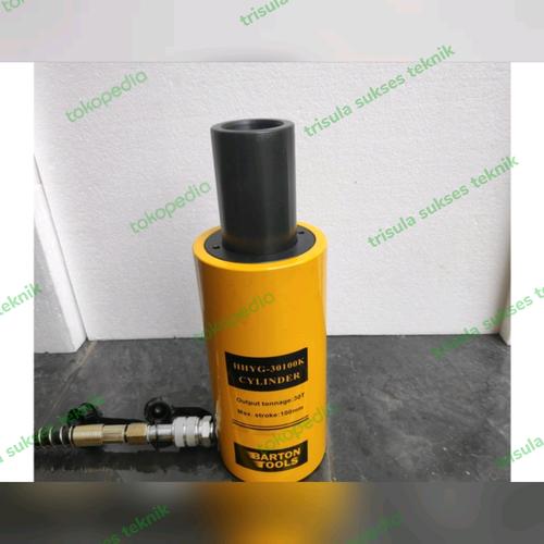 Jual 30T 100mm S Hollow Plunger Hydraulic Cylinder Silinder Hidrolik - Jakarta Utara - Trisula ...