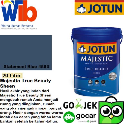 Jual Cat Tembok Jotun Majestic True Beauty Sheen 20L - Statement Blue ...
