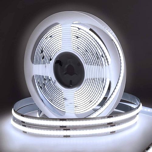 Jual lampu plafon flexible led strip COB 12V 5 meter 6500k white putih ...