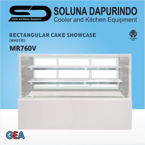 Jual GEA Rectangular Cake Showcase (White) MR760V / MR-760V / MR 760V - Kota Surabaya - Soluna ...