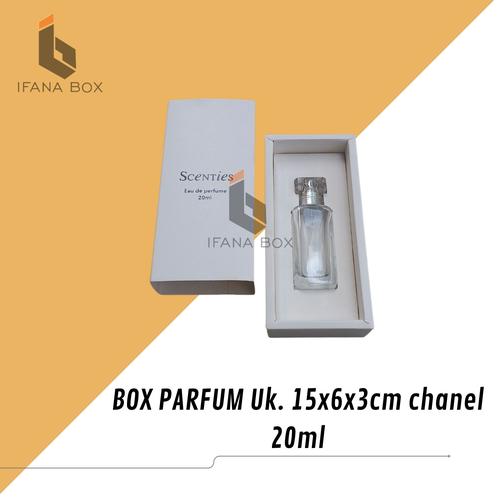 Jual BOX PARFUM Uk. 15x6x3cm chanel 20ml - LOGO HITAM - Kab. Tangerang ...
