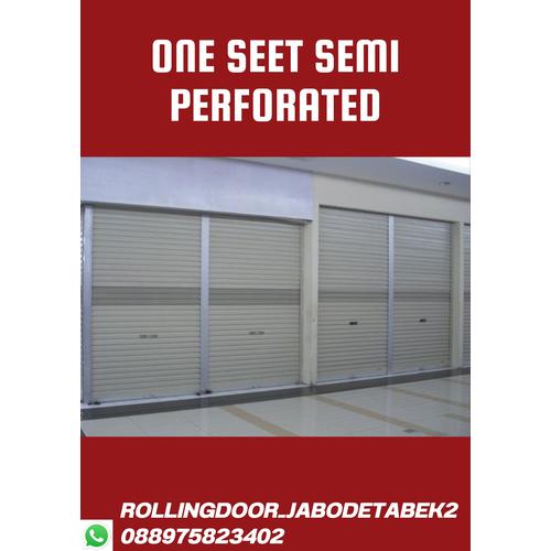 Jual rollingdoor tipe one sheet semi perforated - Jakarta Selatan ...