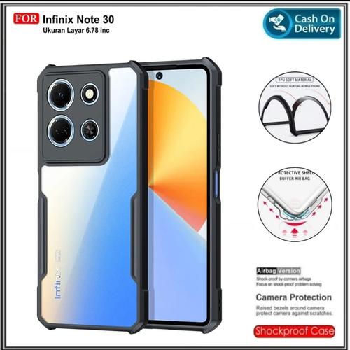 Jual Case Infinix Note 30 / Pro Hot 20 5G Hard Soft Transparan Casing ...