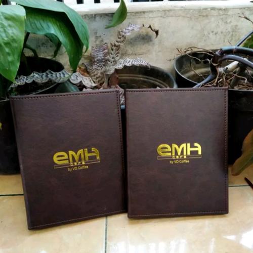 Jual cover buku menu hotel,resto,cafe dll uk a5 logo custom - Kota ...