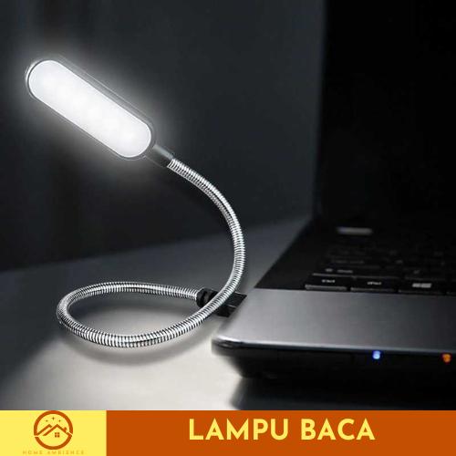 Promo Lampu Baca Meja Belajar Mini Daya USB Plug Fleksibel Tekuk Cool ...