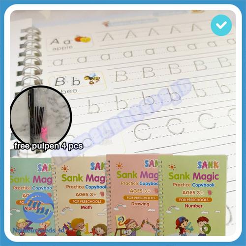 Jual SANK Magic Practice Book /Buku Ajaib Belajar Menulis dan ...