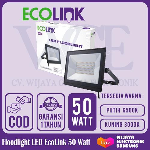 Jual Lampu Sorot LED ECOLINK Floodlight 50w 50 watt w 50watt Outdoor ...