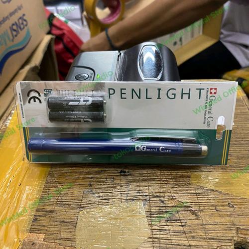 Jual penlight general care kuning cahaya halogen pen light senter ...