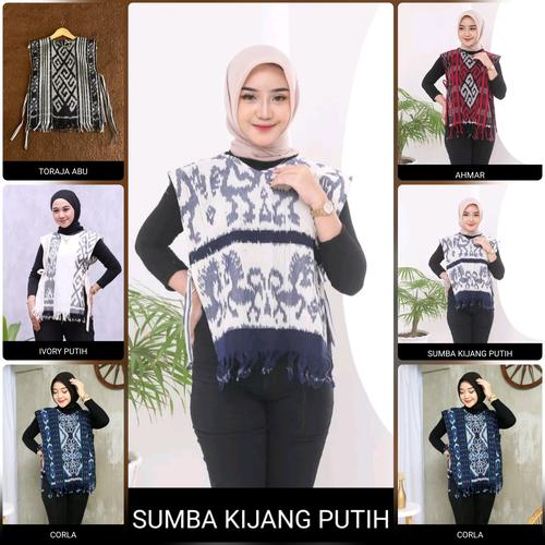Jual Vest Rompi Batik Songket Unisex Tenun Outer Pria Wanita Toraja ...