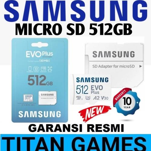 Jual Original Micro SD 512GB - Micro SD 512GB EVO Plus Samsung MicroSD ...