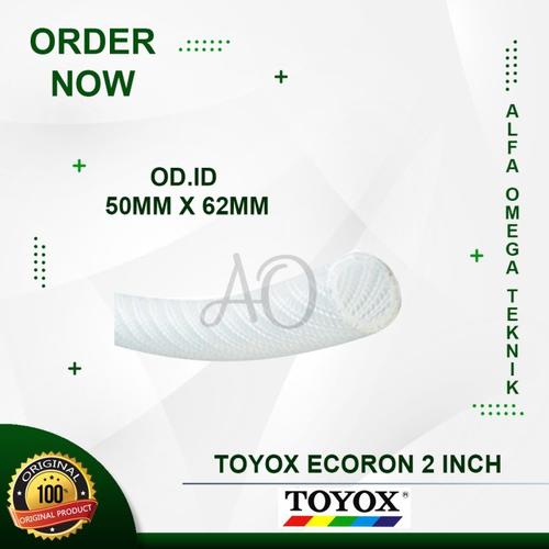 Jual SELANG TOYOX ECORON 2 INCH HOSE PVC BENANG FOOD GRADE 50MM EC-50 ...