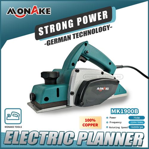 Jual Electric Planner Mesin Serut kayu alat planer Pasah Ketam MONAKE ...