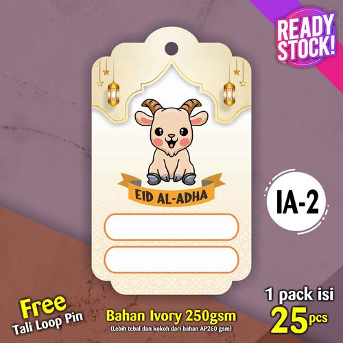 Jual Hangtag Hang Tag Idul Adha Kurban Qurban Label Kartu Ucapan - IA-2 ...
