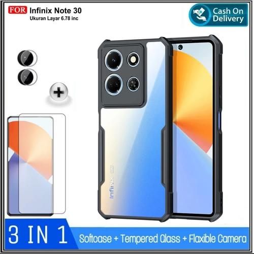 Jual Case Infinix Note 30 / Pro Hot 12i Hard Casing Cover + Tempered Glass - INF HOT 12i ...