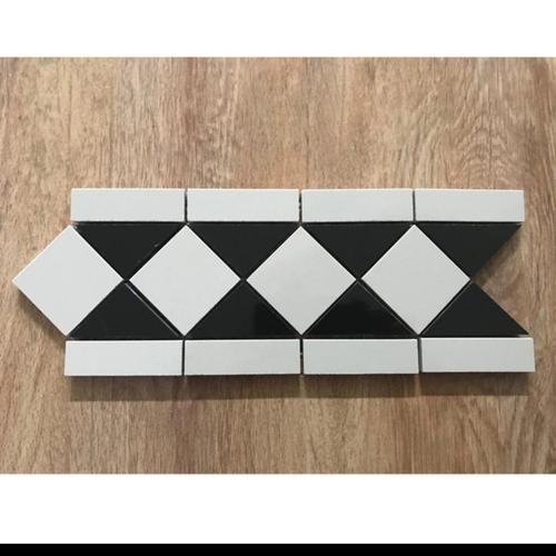 Jual Keramik Border Lantai Listello Hitam Putih Boder Lantai 12x30 ...