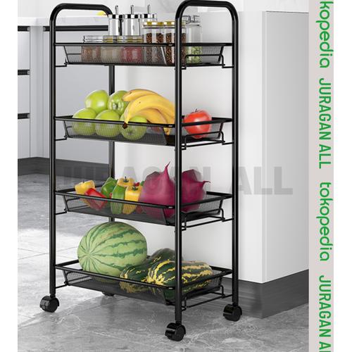 Jual RAK DORONG (SUSUN) BESI BERODA SERBAGUNA/RAK MULTIFUNGSI/RAK DAPUR ...