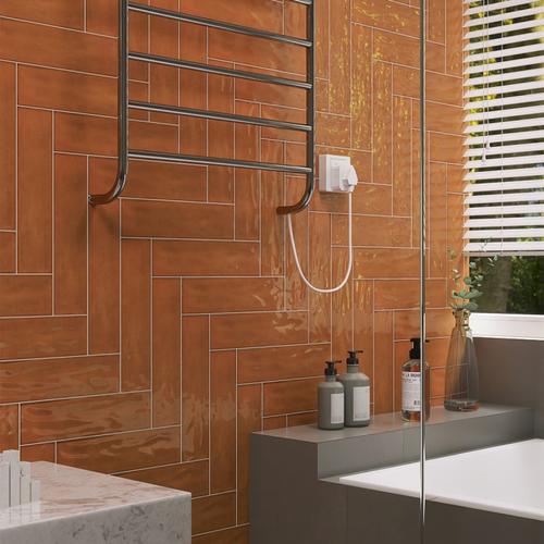 Jual Keramik Kitchen Set Dinding - Takko Haze Burnt Orange Glossy 7 ...