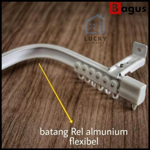 Jual rel flexi rel lurus/ rel lengkung anti macet / rel gorden rumah ...