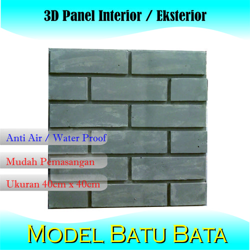 Jual Sampel Produk 3D Panel Wall Panel Beton Precast - Batu Bata - Kab. Bekasi - ER Precast ...