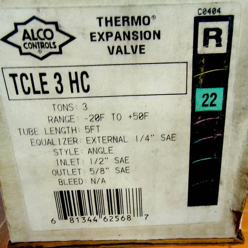Jual Alco Thermo-Expansion valve TCLE 3 HC for R22 / 3 tons - Jakarta ...