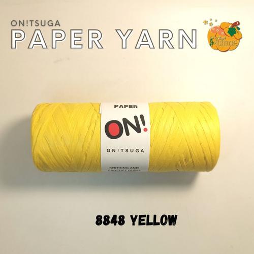 Jual BENANG RAJUT ONITSUGA PAPER YARN / BENANG KERTAS - 8848 Yellow ...