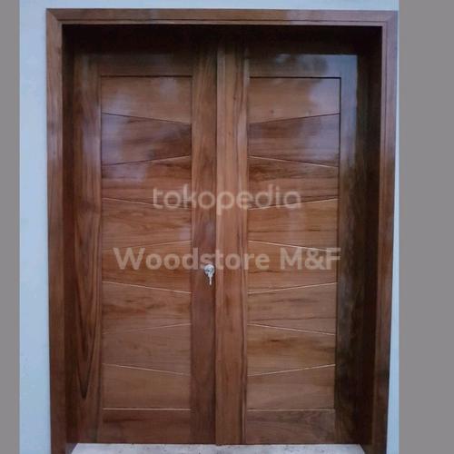 Jual Pintu jati solid simpel dan elegan pintu satu daun minimalis ...
