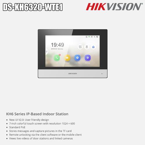 Jual IP Video Intercom Kit / Based Indoor Station Hikvision DS-KH6320-WTE1 - Kota Medan - Legend ...