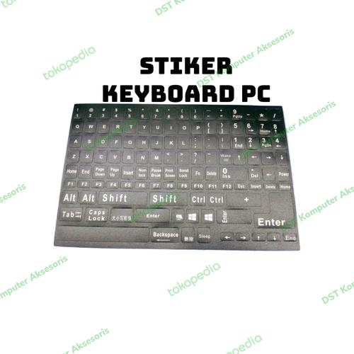 Jual Stiker keyboard Komputer polos / Notebook warna - Key NB Warna ...