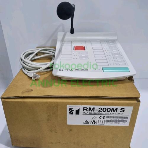 Jual Mic Paging TOA RM-200M S TOA RM200M Remote Mic Original - Jakarta Pusat - annurelectric ...