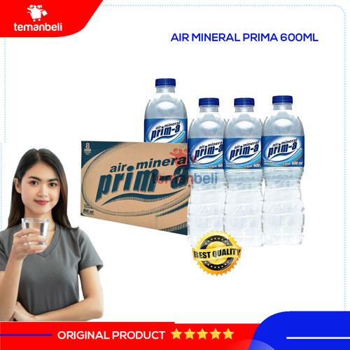 Jual Prima 600 ml 1 dus isi 24 botol - botol air mineral - air minum ...