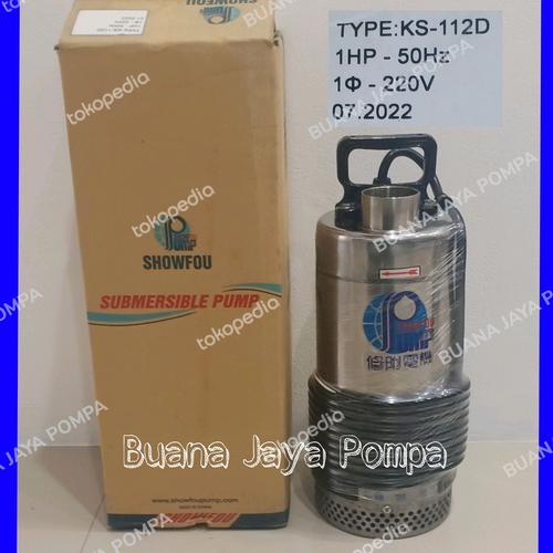 Jual POMPA SHOWFOU KS 112 D POMPA TAMBAK DAN BANJIR SHOWFOU MADE IN ...