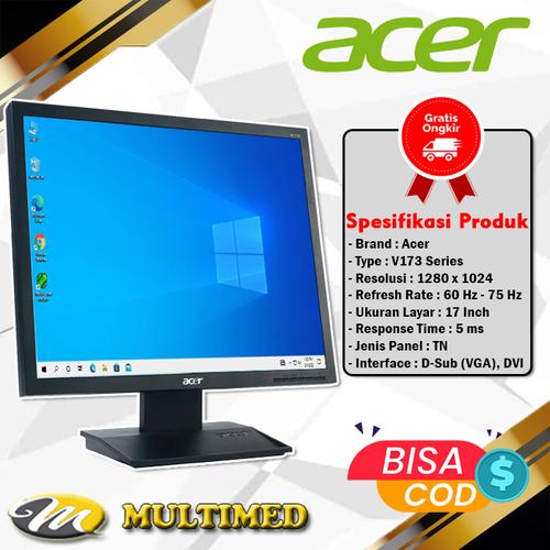 Jual Layar Monitor ACER 17 Inch V173 Series - Monitor - Kota Bekasi ...