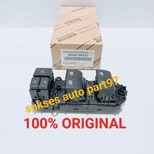 Jual Saklar master power window pusat kanan Toyota Innova reborn type V ...