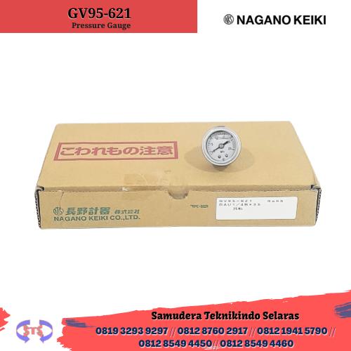 Jual NKS Nagano Keike GV95-621 Pressure Gauge 10Mpa 25Mpa Payung Back ...