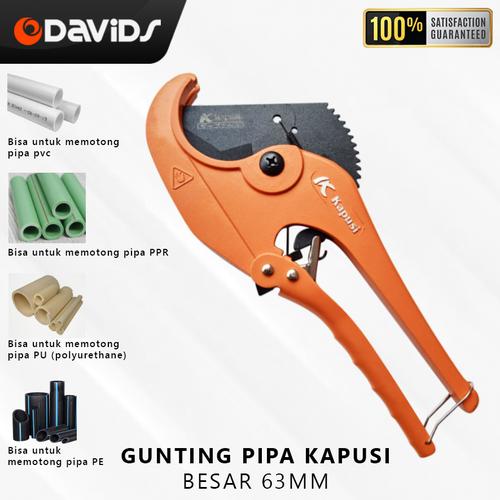 Jual Gunting Pipa Pvc Pemotong Paralon Pipe Cutter Besar 63mm Kapusi HD ...