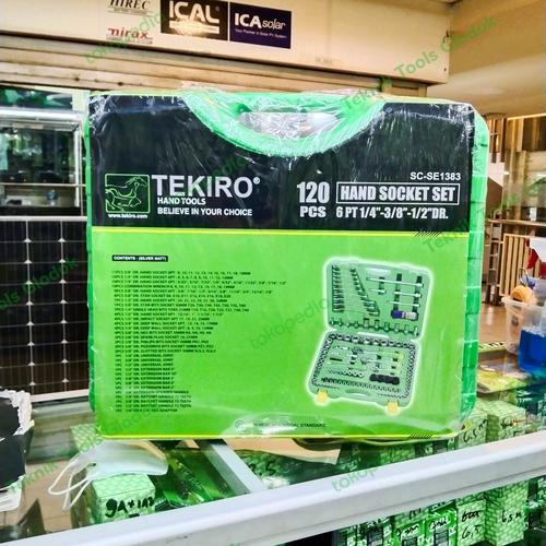Jual Tekiro kunci sock / socket set 120 pcs 6 PT box plastik - Jakarta Barat - Teknik Tools ...