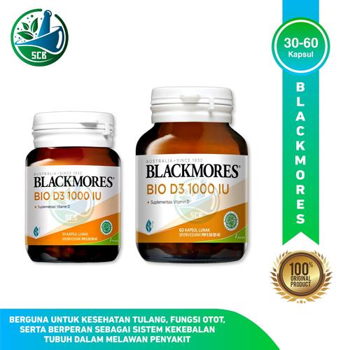 Jual Blackmores Bio D3 1000 IU - Vitamin D 1000IU Isi 30 Kapsul - Jakarta Timur - Toko Obat SCB ...