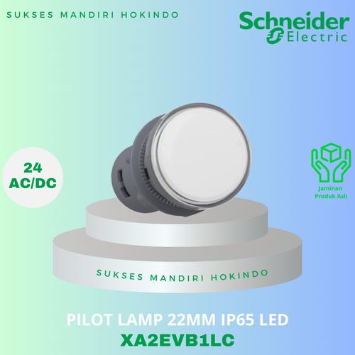 Jual Pilot Lamp Putih 24V AC DC LED Schneider Easy Harmony XA2EVB2LC ...
