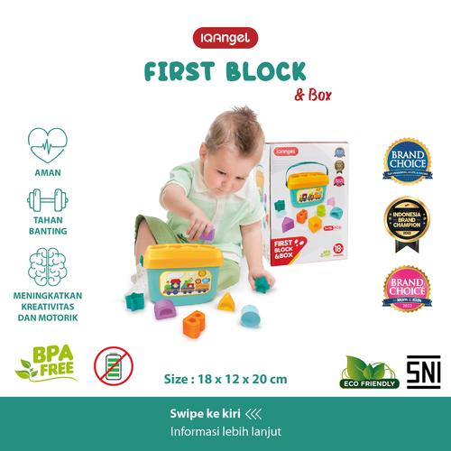 Promo IQ ANGEL First Block & Box / Mainan Susun Anak / Mainan Anak ...