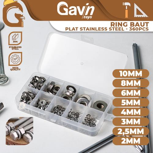 Jual Ring Baut Set Oli-Ring Stainless - Ring Plat Washer 2 - 10mm ...
