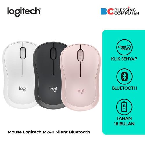 Jual Mouse Logitech M240 Silent Bluetooth - Rose - Kota Denpasar ...