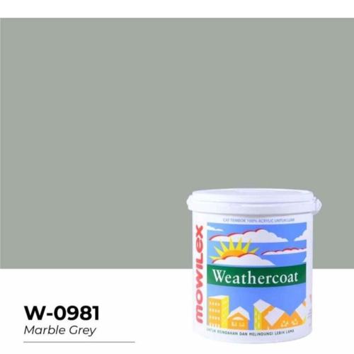 Jual CAT TEMBOK EXTERIOR MOWILEX WEATHERCOAT 2,5L (MARBLE GREY W0981 ...